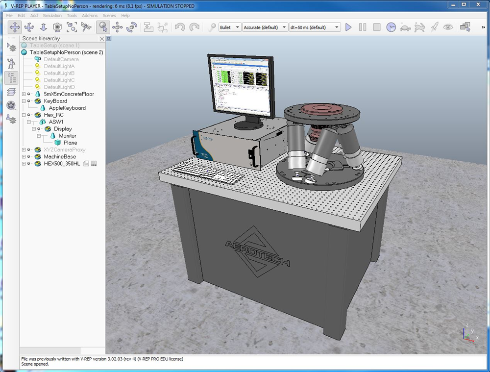 Simulation AP - CoppeliaSim Support | Aerotech