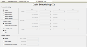 Dynamic Gain Scheduling – Aerotech US