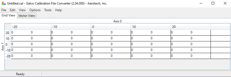 Using the Galvo Calibration File Converter with the Automation1-GL4 ...