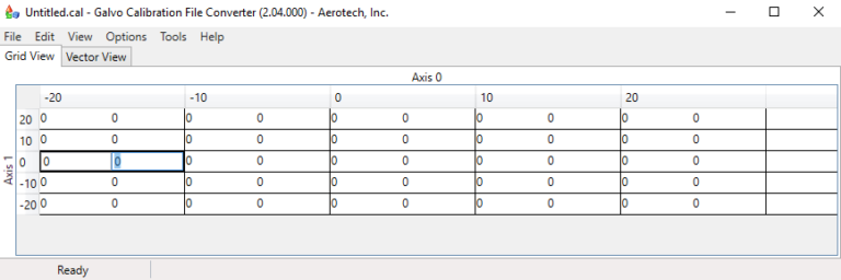 Using the Galvo Calibration File Converter with the Automation1-GL4 ...